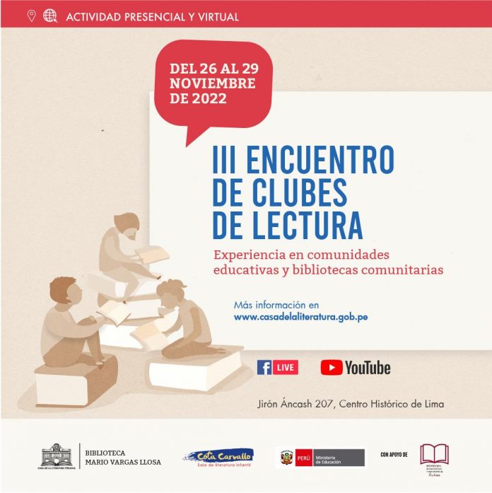 III Encuentro de Clubes de Lectura: 26, 27, 28 y 29 de noviembre - Casa ...