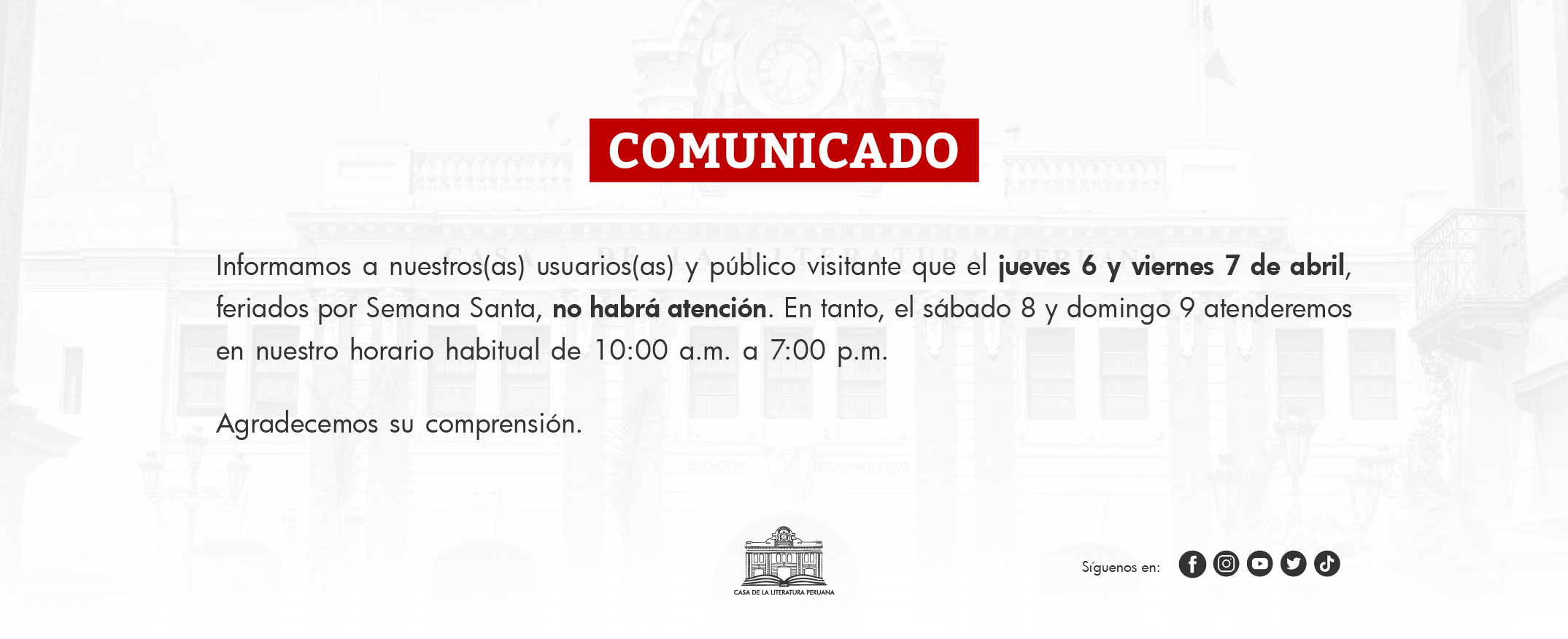 Slide_Comunicado (2) - Casa de la Literatura Peruana